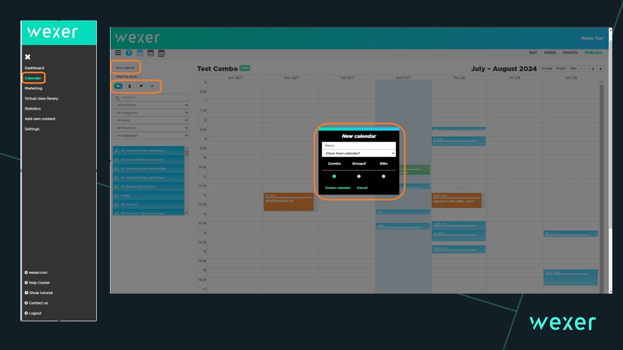 MyWexer: Calendar – Success Hub