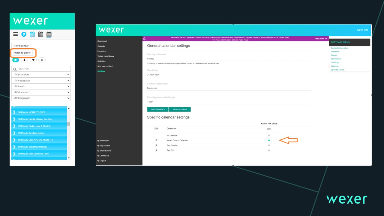 MyWexer: Calendar – Success Hub